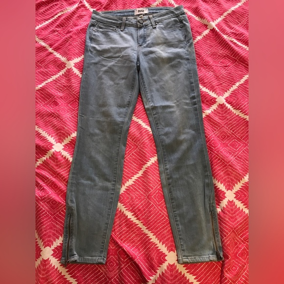 PAIGE | Jeans | Paige Verdugo Crop Zip Jeans 3 For 2 | Poshmark